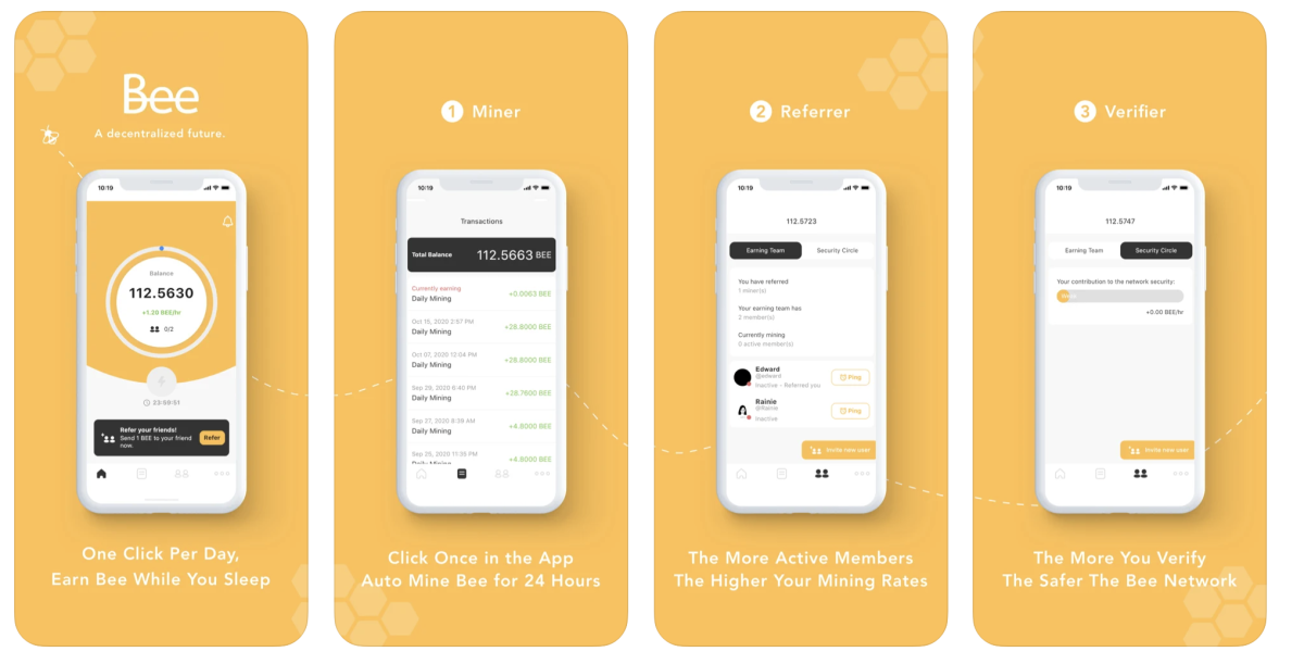 Earn a Bee in Game Make Money on your Phone