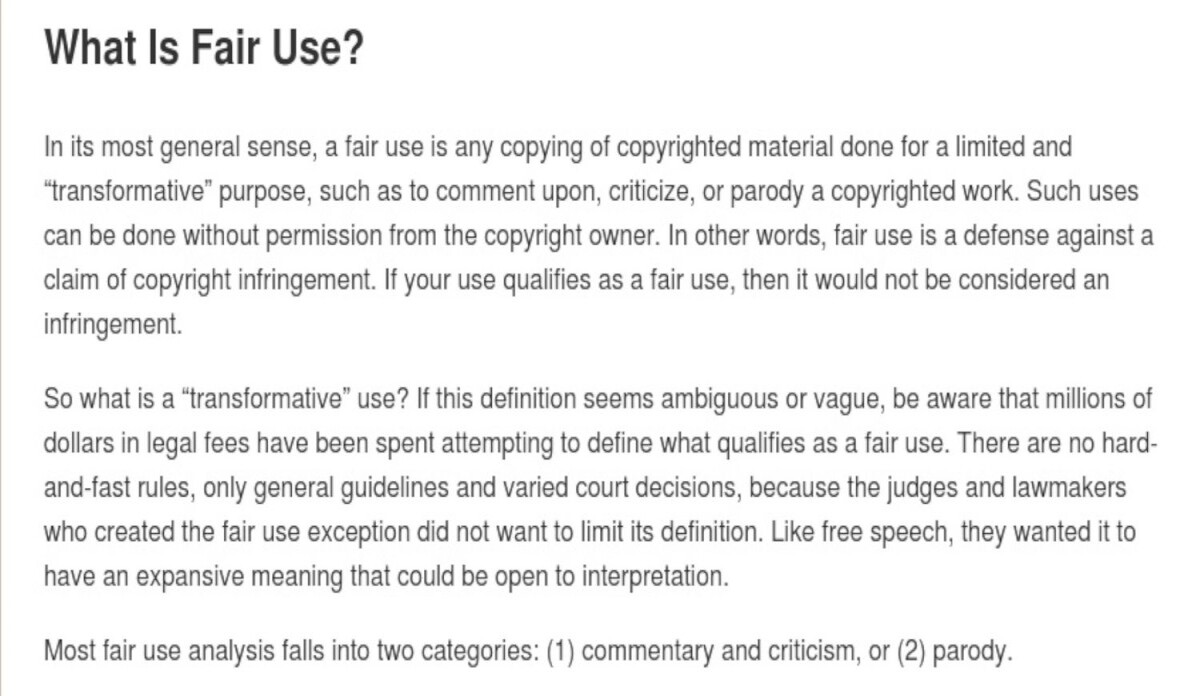Fair Use, Plagiarism & Everything Inbetween | Youtubers & Copyright Law