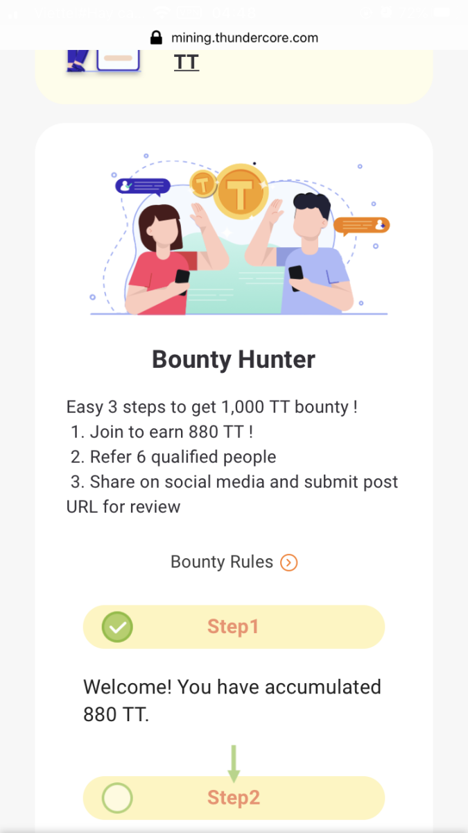 TT | Join the free mining event from Thundercore Hub complete 3 task to ...