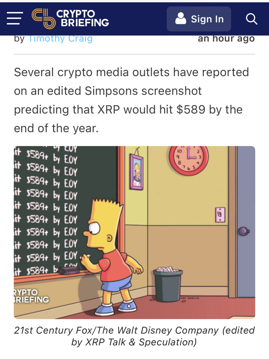 The funniest crypto right now cause there's none in the FT!!