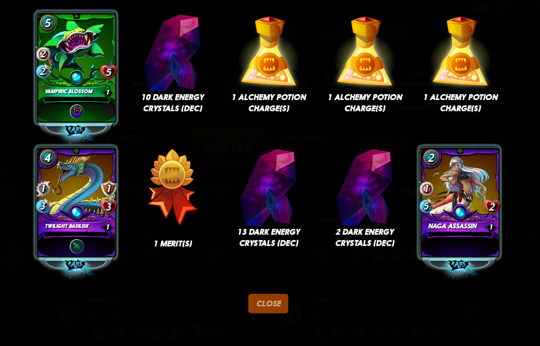 Splinterlands - Life Focus - Daily Rewards - x10 Chests!