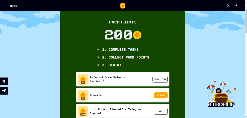 How to Claim Your P@CMAN Blastoff (PACM) Token Airdrop: A Quick Guide