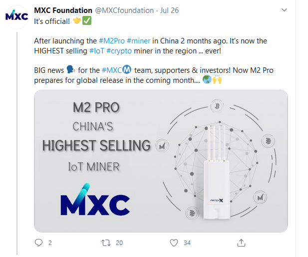 MXC's New M2 Pro Mining Machine to Revolutionize The Industry