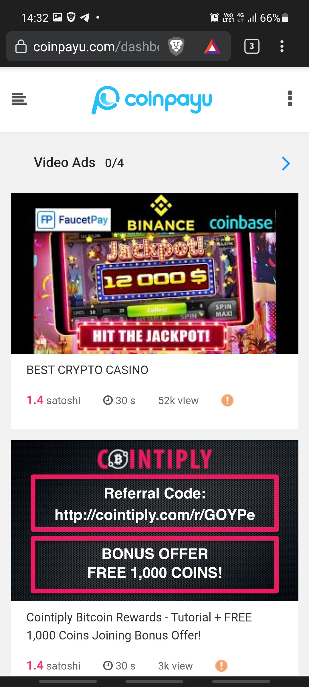 CoinPayU - payment proof and easy guide to earn