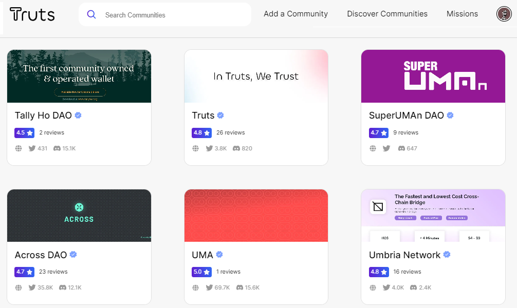 Truts - Discover, Join, Contribute and Earn In Your Web3 Journey