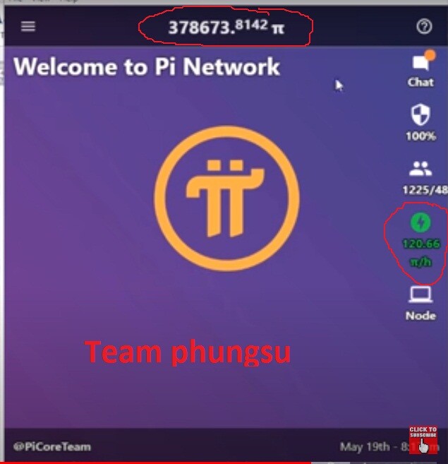 Use pi network invitation code "phungsu" more pi earn with team