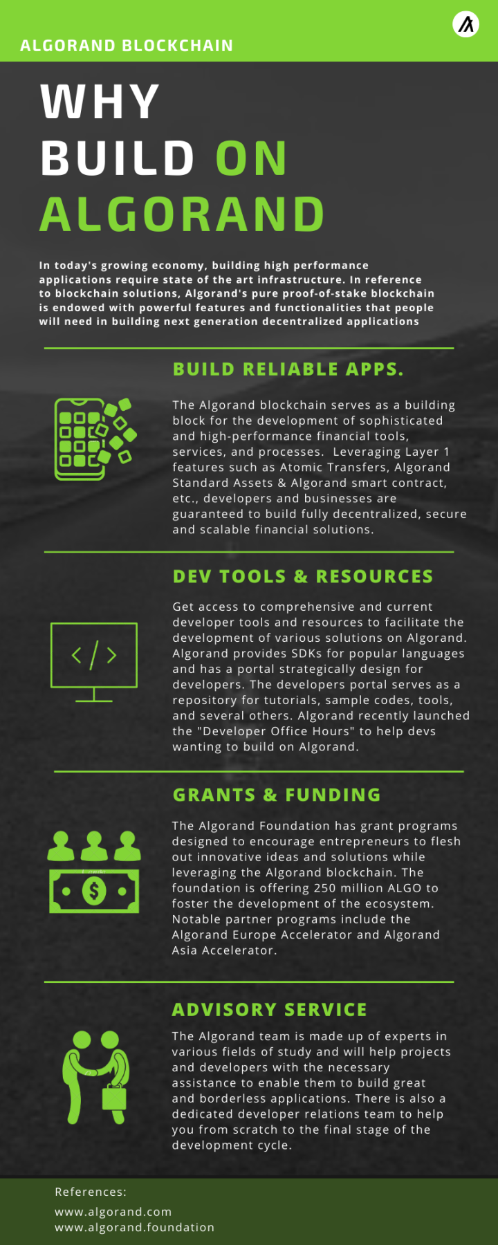 [Infographic] Why Build On Algorand