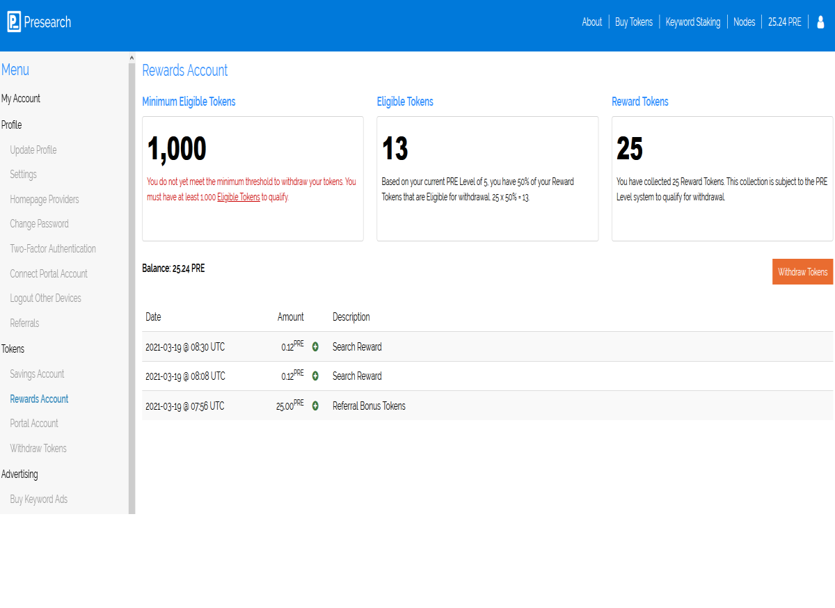 PreSearch DeCentralized Search Engine for those who want to get paid ...