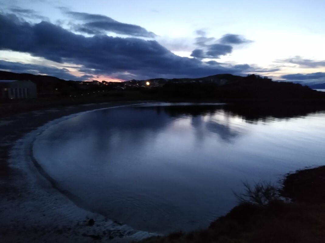 Sunset on a beautiful afternoon at Dunbeg Beach on the West Coast of ...