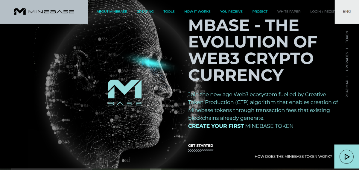 MINEBASE: Claim free MBASE tokens step by step every 25 hours.