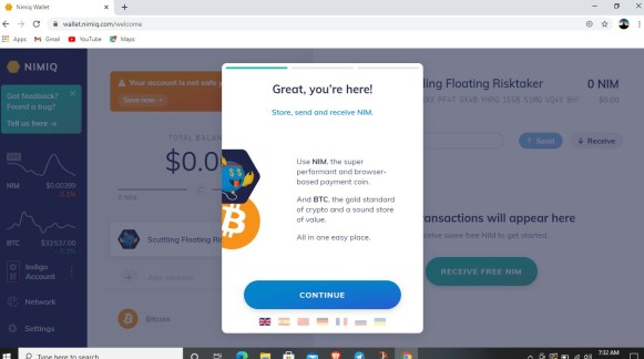 Create Nimiq (NIM) Account In Record Time (Browser and Trust Wallet)