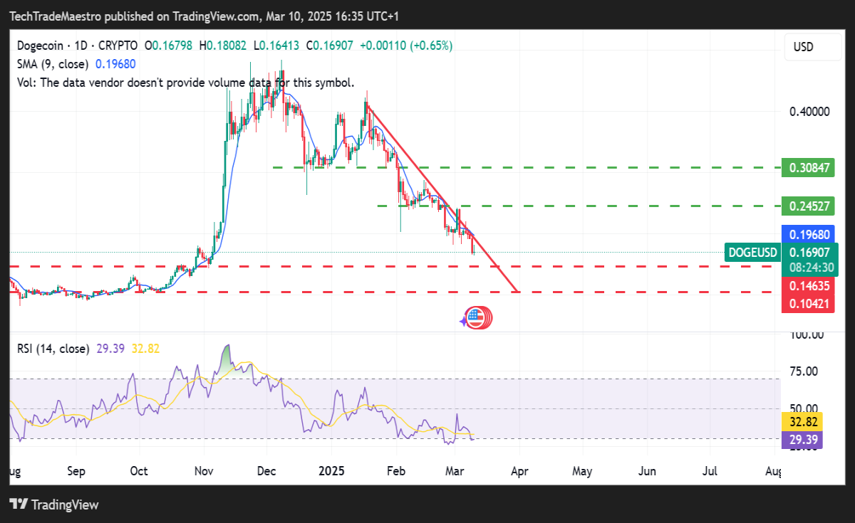 🐕‍🦺 Dogecoin: Potential for Growth and Key Levels! 🚀