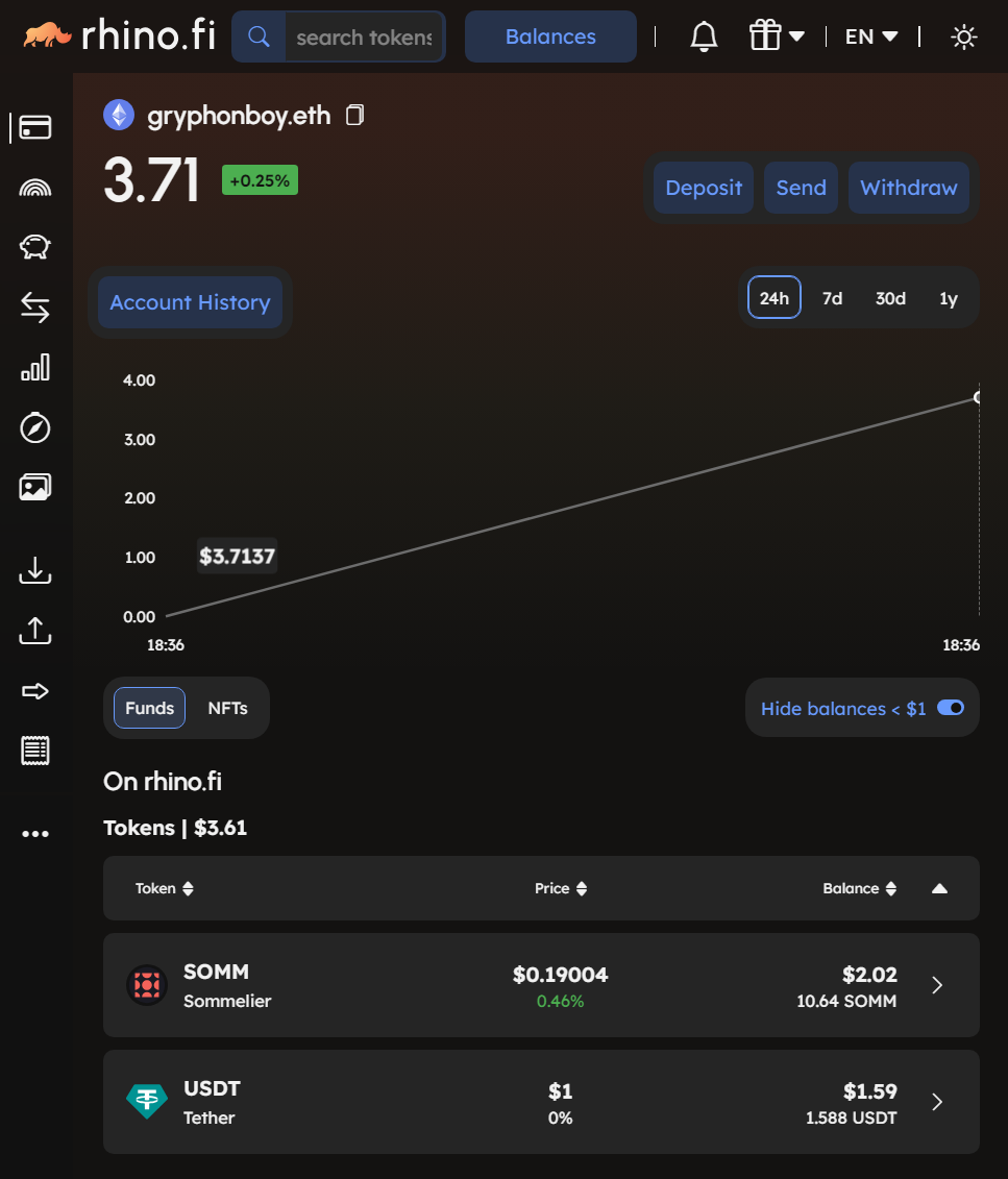 Rhino.fi : Your Zero Knowledge One Stop DeFi Shop.