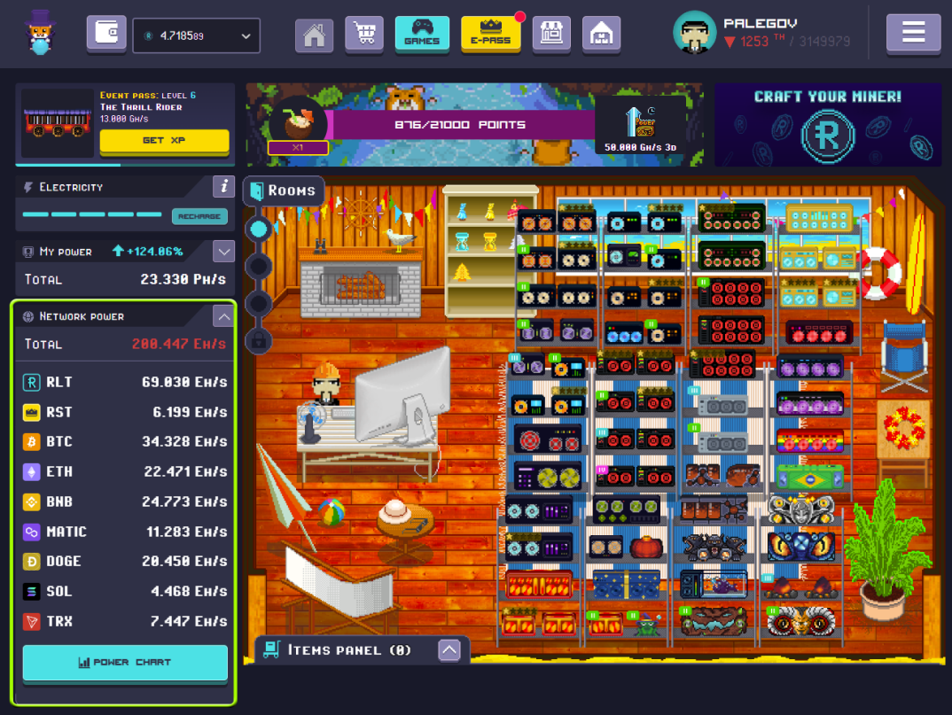 RollerCoin - How much could the top miner of RollerCoin earn?