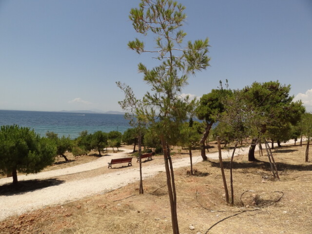Greece - Around Athens – Kavouri – Beaches: Megalo Kavouri Beach.