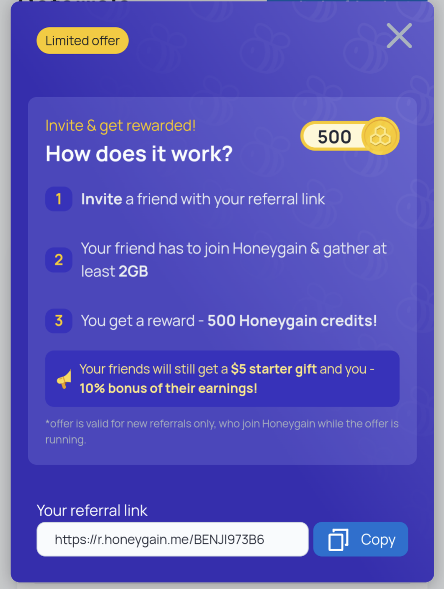 HONEYGAIN - How Content Delivery boosts earnings and other tips