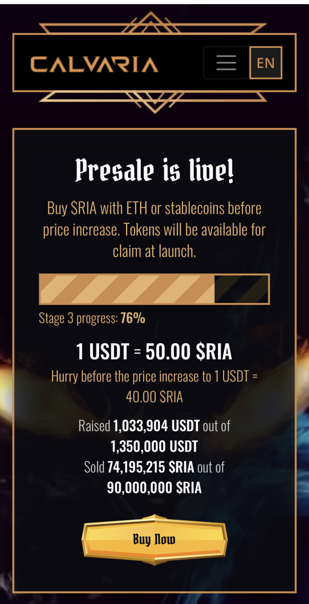 CALVARIA (RIA): The Crypto Game