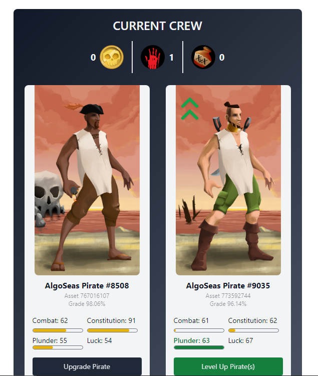 AlgoSeas: Algorand's Best Pirate NFT Game