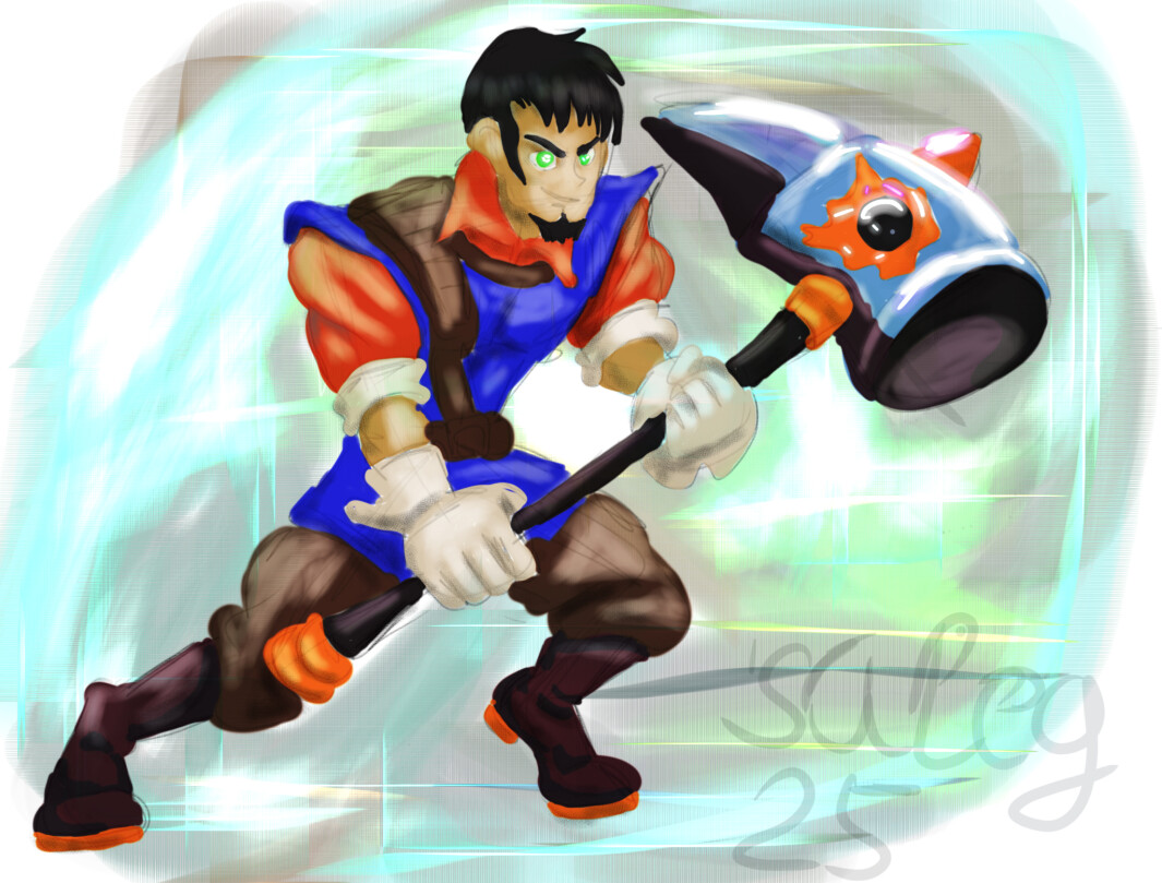 Steemmonstrs art: Armorsmith