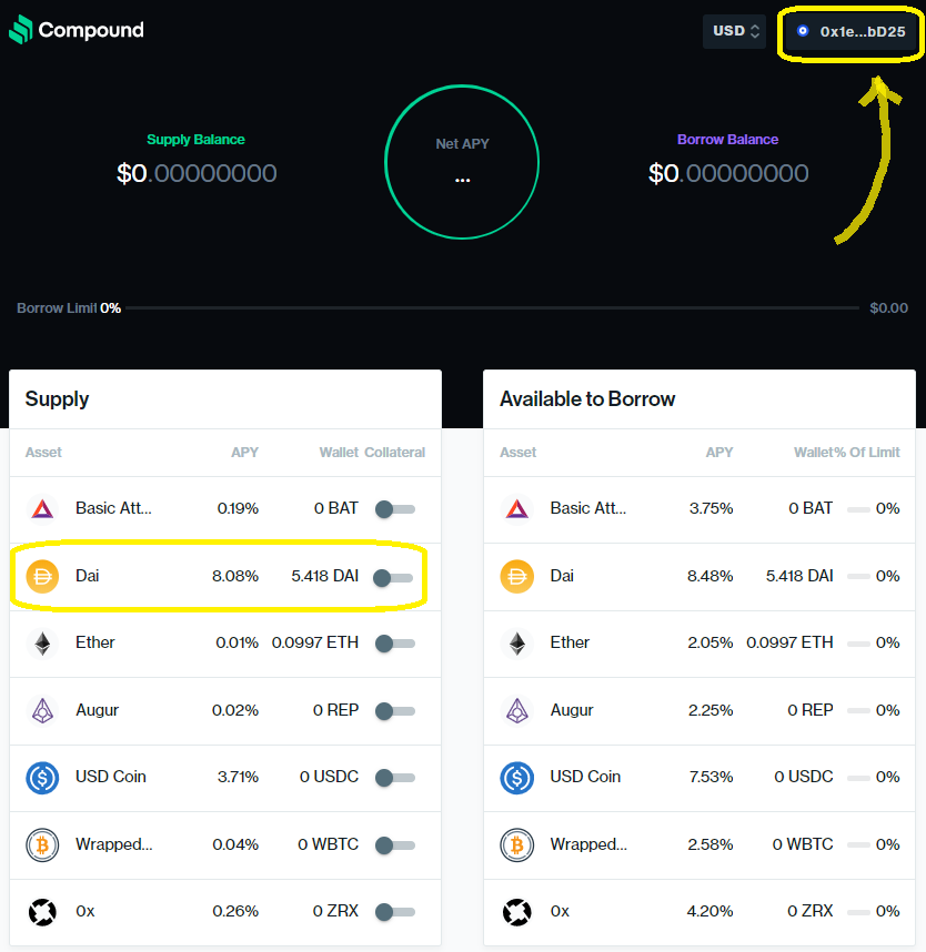 DeFi App Tutorial Compound: Earn Interest On Your Cryptocurrency