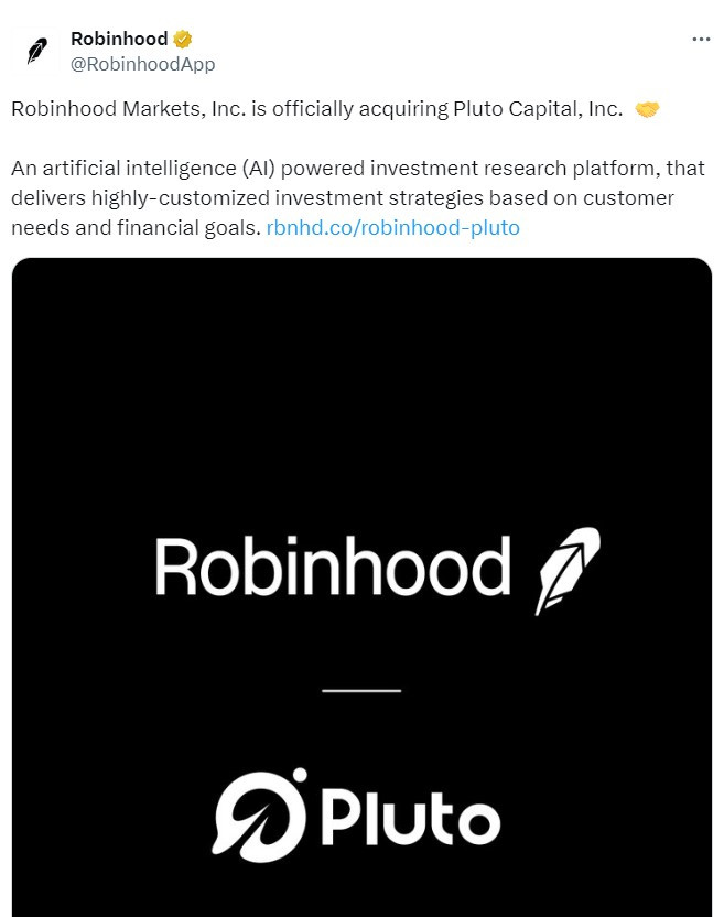 Robinhood Leaps into the Future with AI-Powered Trading: Acquires Pluto ...