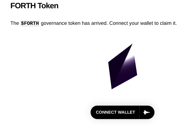 Ampleforth Governance Token - May the FORTH be with you!