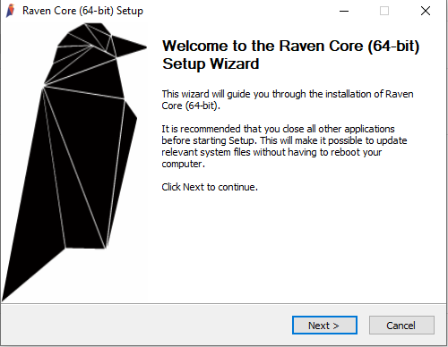How to Install Raven Core and Setup a Raven Coin Wallet