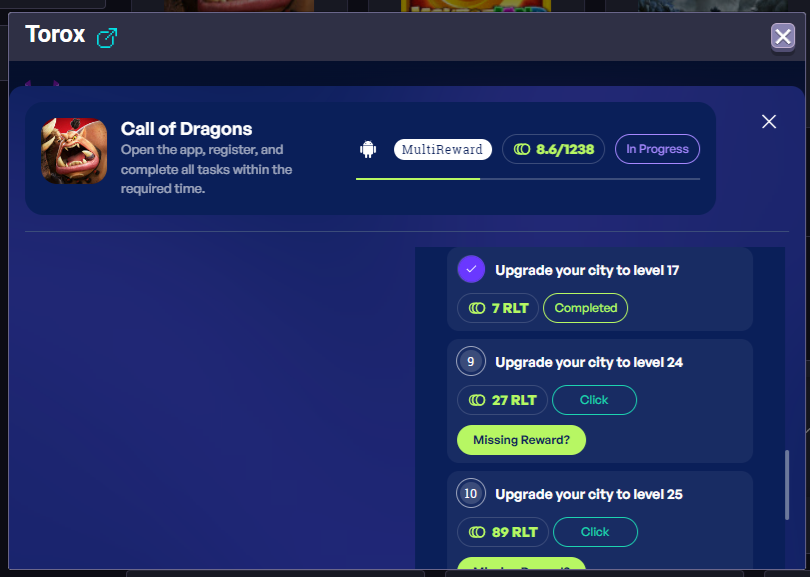 RollerCoin: Best taskwall offers