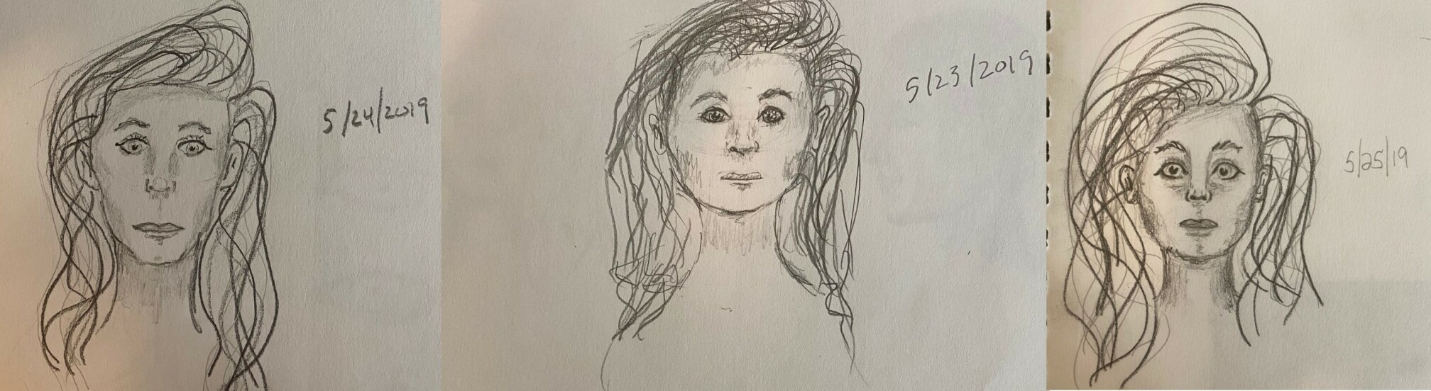 Faces - Drawing practice