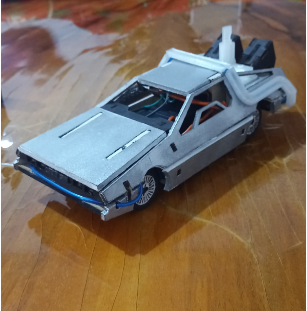 Made a model of DeLorean