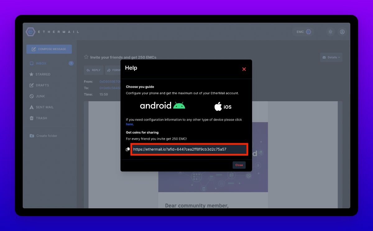 Potential Airdrop Alert # 1 - EtherMail