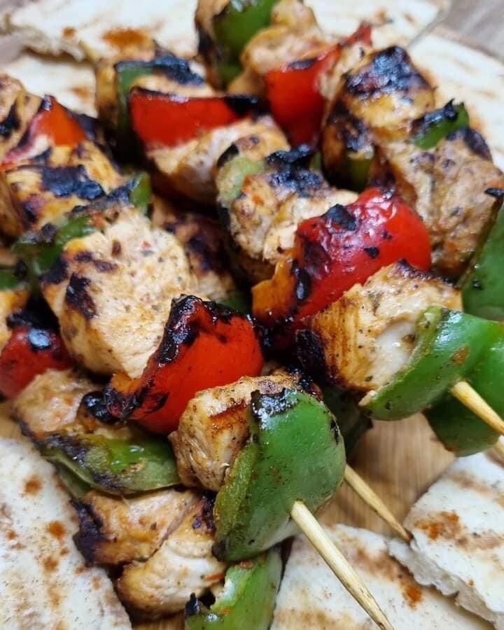 Foodbook #1258 Homemade Chicken Souvlaki