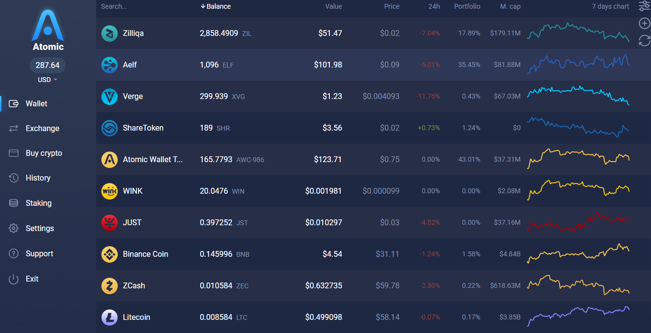 How to stake Zilliqa (ZIL) on Atomic Wallet