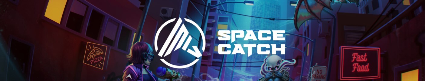 SpaceCatch is a blockchain game with augmented reality in Web3 featuring AI technology.