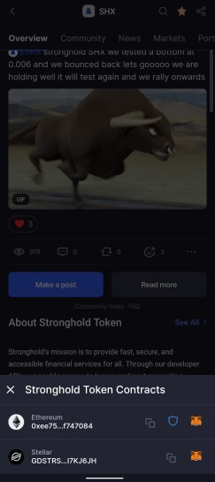 How / Where can i buy $SHx? Stronghold