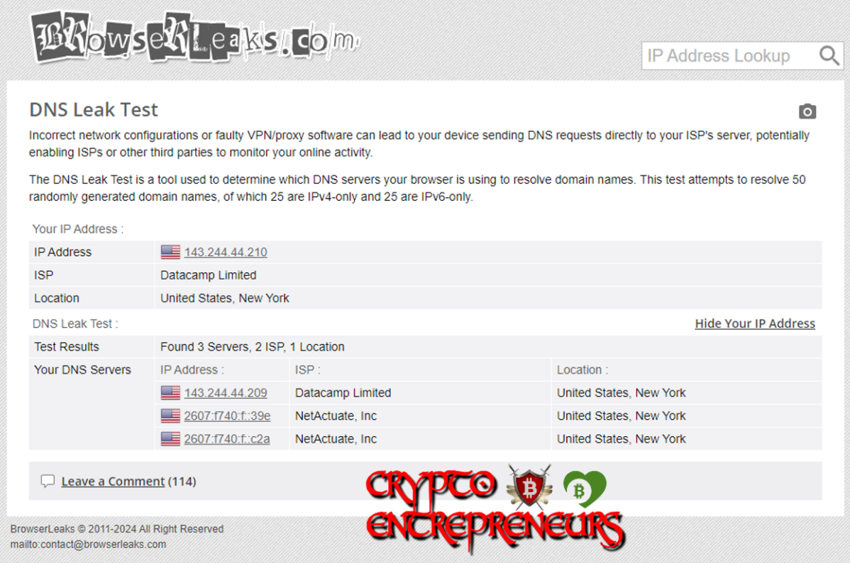 Why should you be worried about a DNS leak if you use cryptocurrencies?