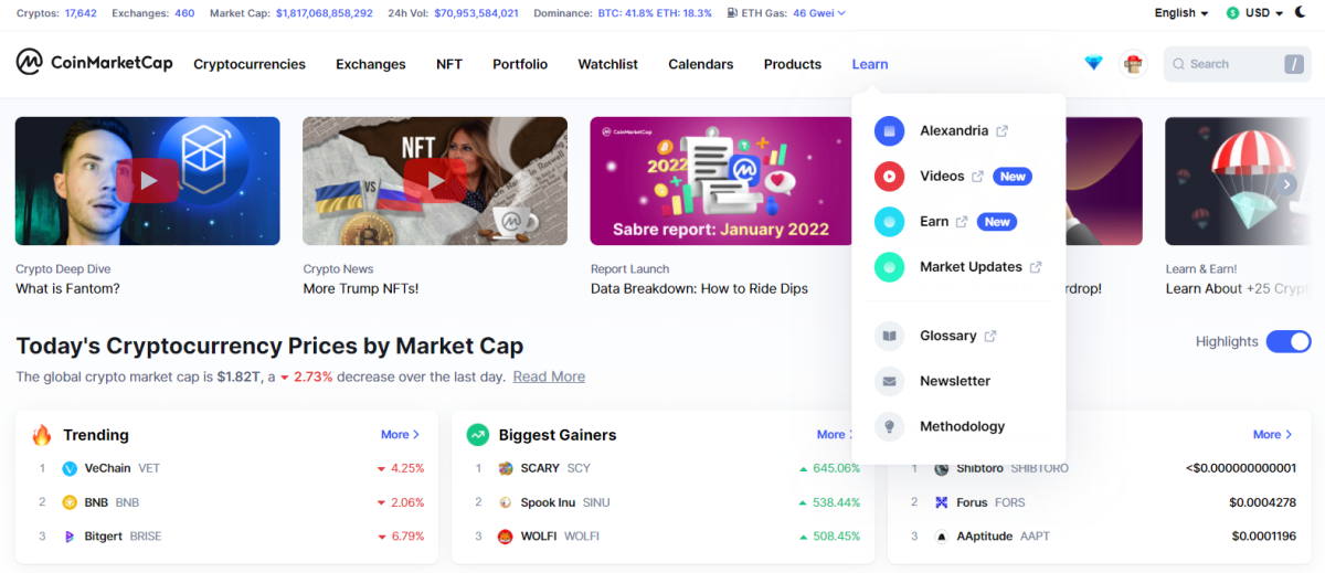 CoinMarketCap: Learn & Earn Program Explained (Earn crypto for free!)