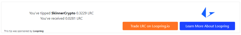 Loopring LRC Token Integrated for Tipping on Publish0x