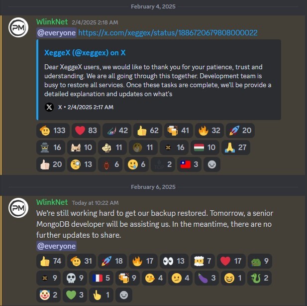 Xeggex Exchange Gets Knocked Down in 2025