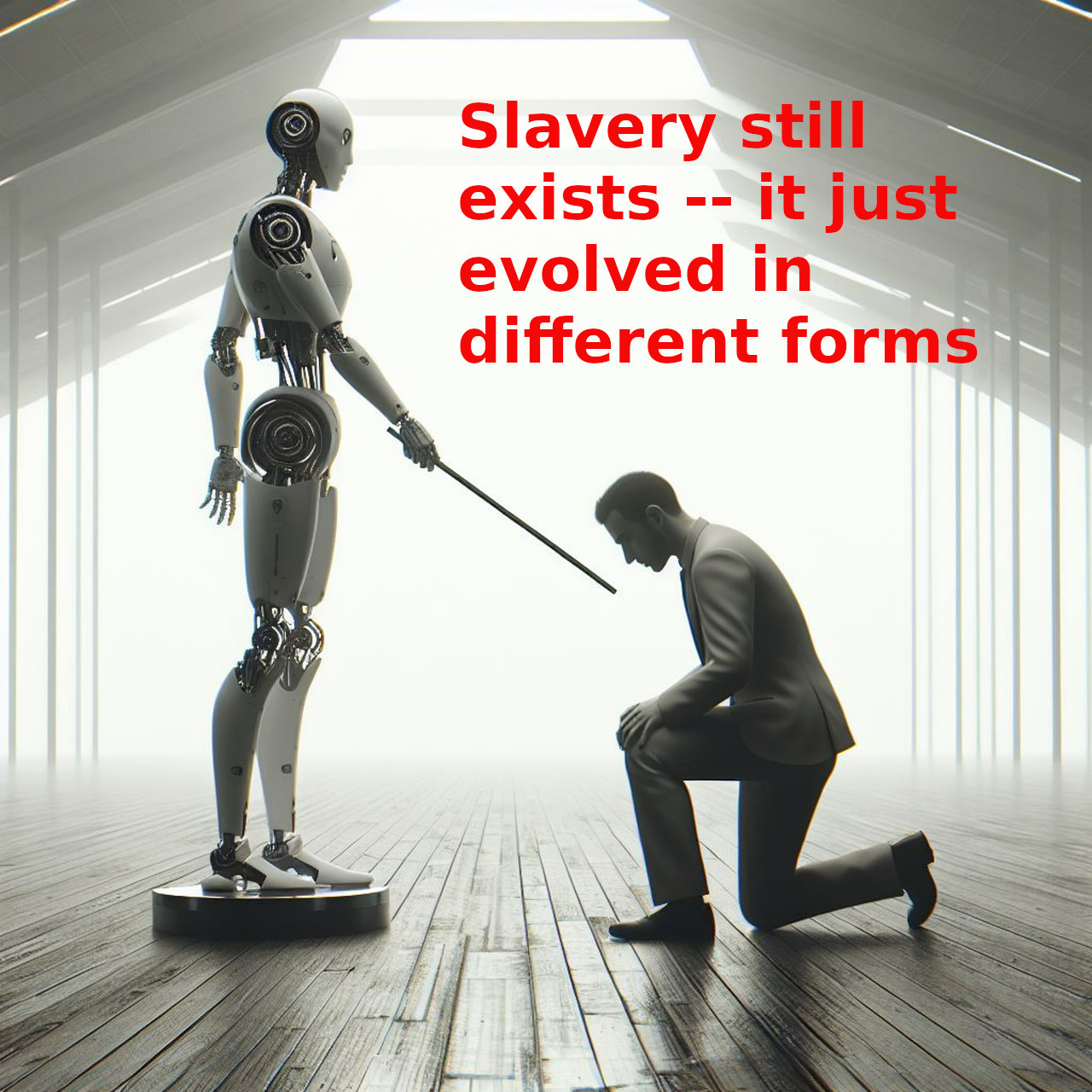 Slavery still exists -- it just evolved in different forms
