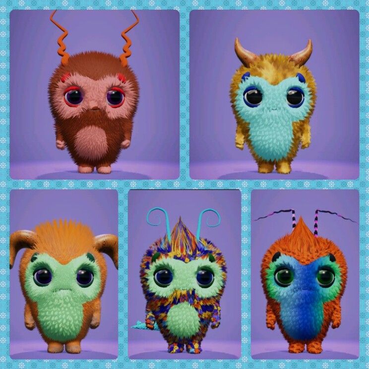 AI based NFTs with Fuzzle