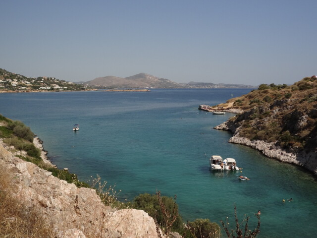 Greece - Around Athens - Koropi - Beaches: Tripes Karamanlis.