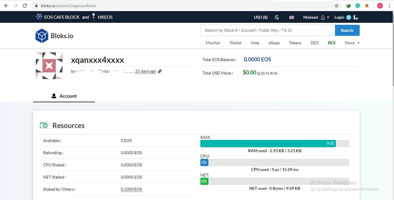 Guide On How To Create An EOS Account