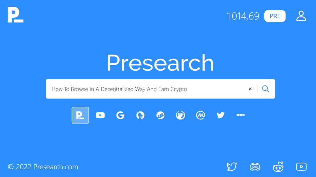 Presearch: Browsing The Web In A Decentralized Way And Earning Crypto