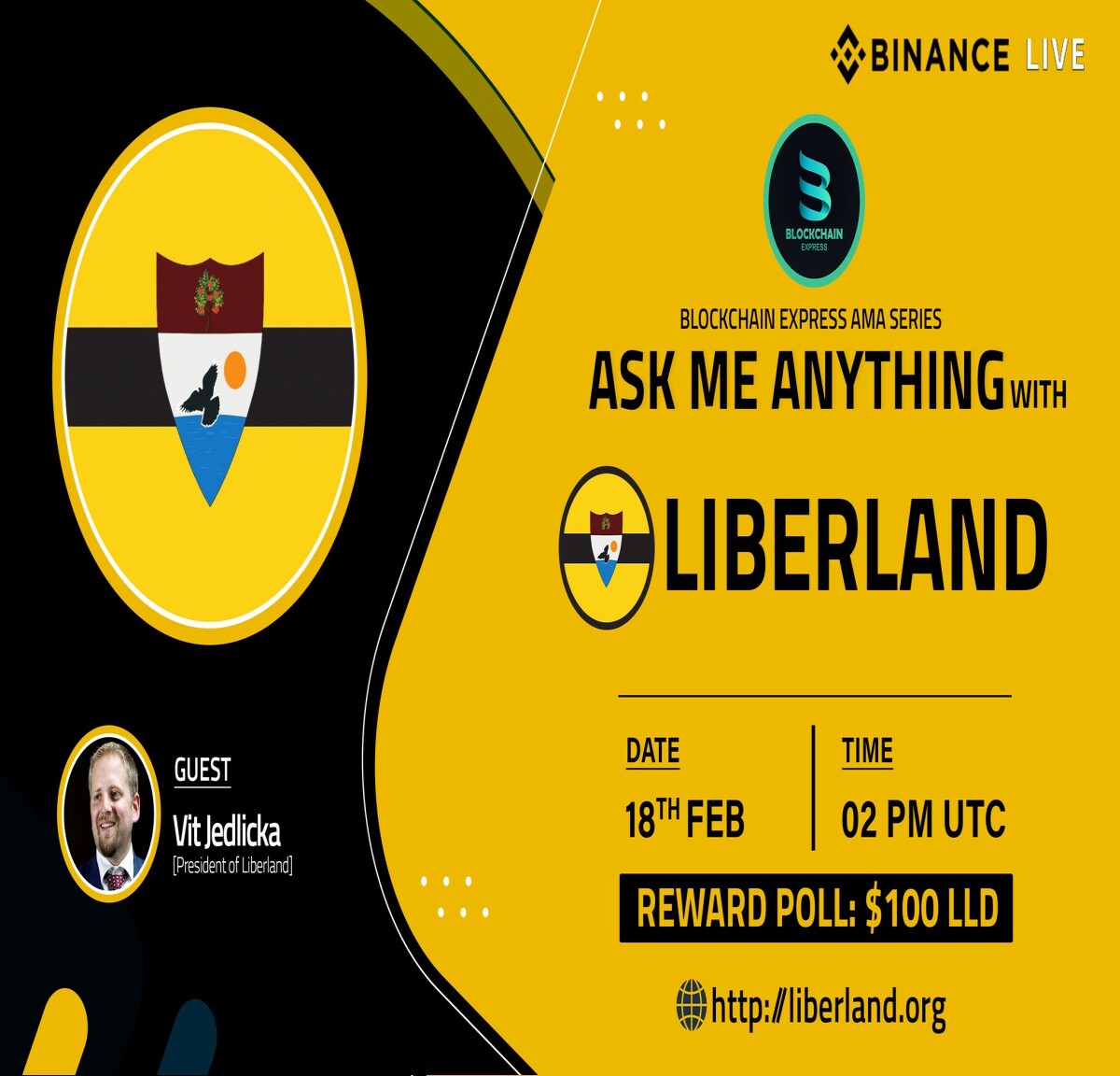 Liberland BLockchain LLD - Binance AMA