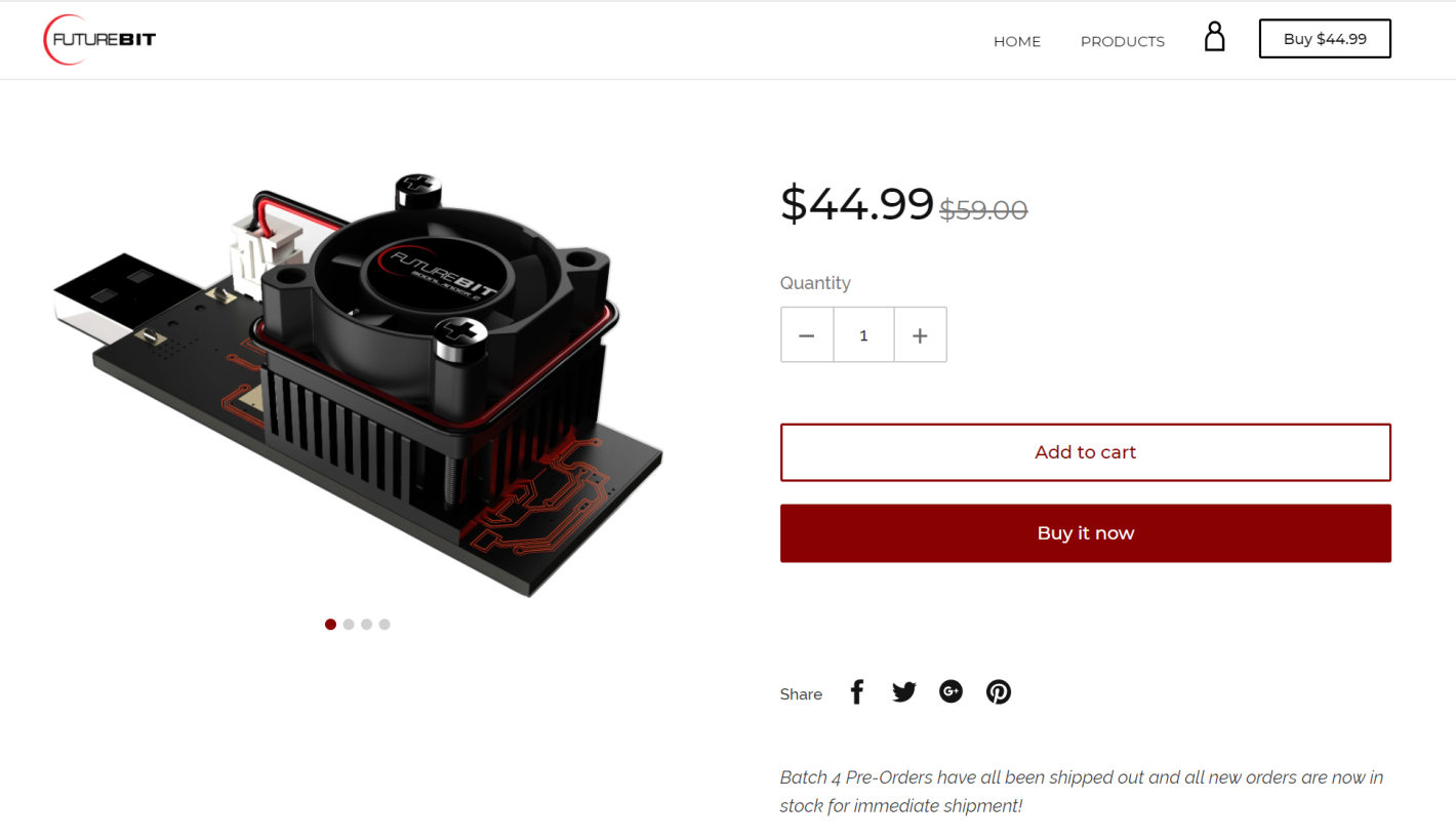 Review of the FutureBit Moonlander 2 Stick USB Miner