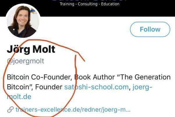 Know Jörg Molt The Man Pretending to be Bitcoin Co-Founder!