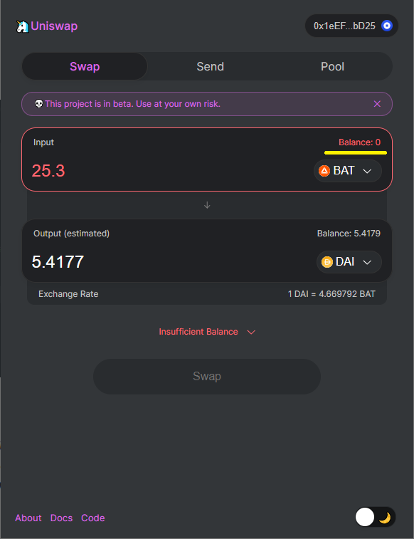 DeFi App Tutorial Uniswap: Easy Way To Trade Ethereum Based Tokens ...