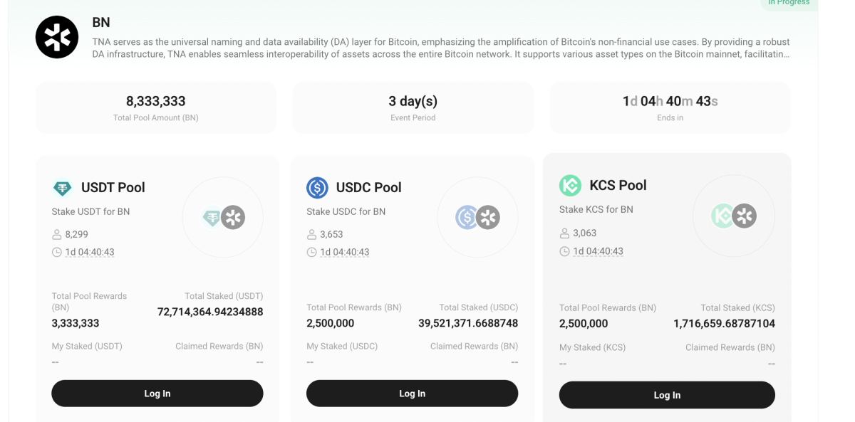 TNA (BN) Launches as the First Stake-to-Farm Airdrop Project on KuCoin ...
