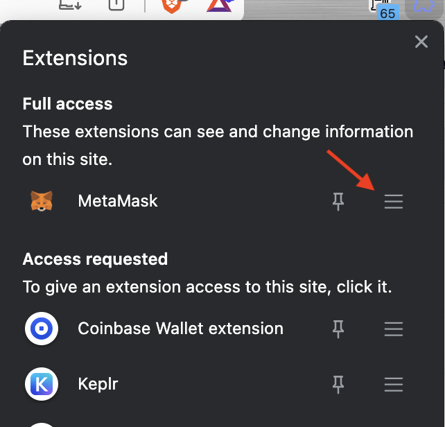 Multiple Wallet Extensions Confusion